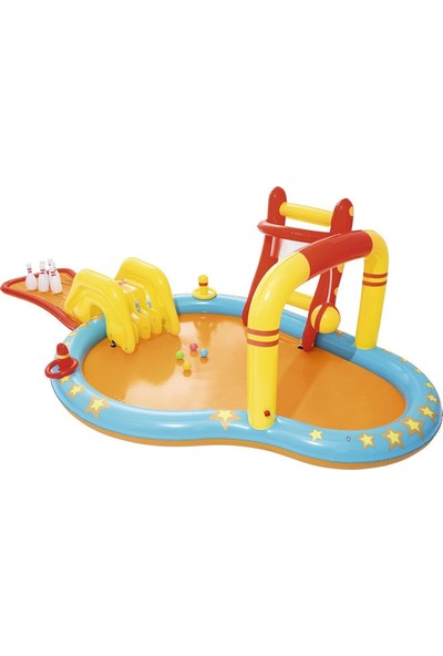 Bestway 53068 Aquapark Kaydıraklı Bowling Oyuncaklı Şişme Havuz