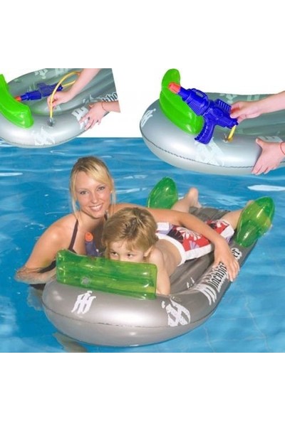 Şişme Deniz Yatağı Su Tabancalı Sörf Model