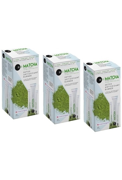 Matcha Maça Hologramlı Japon Çayı 3 Adet