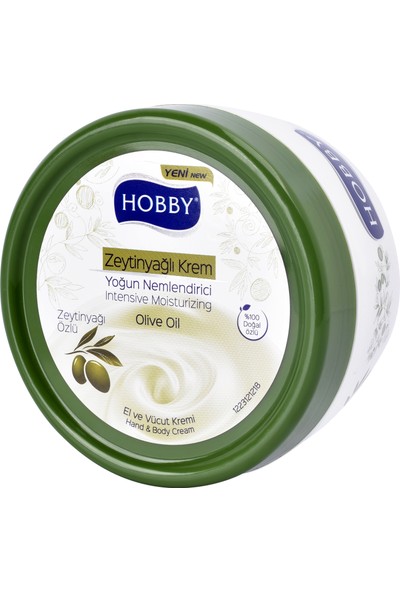 Hobby Zeytinyağlı Kavanoz Krem 300 Ml Hobby Zeytinyağlı Kavanoz Krem 300 Ml