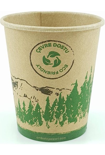 Ambalaj Pazarı 7 Oz Kraft Karton Bardak 4,5 gr - 50'li Ambalaj Pazarı 7 Oz Kraft Karton Bardak 4,5 gr - 50'li