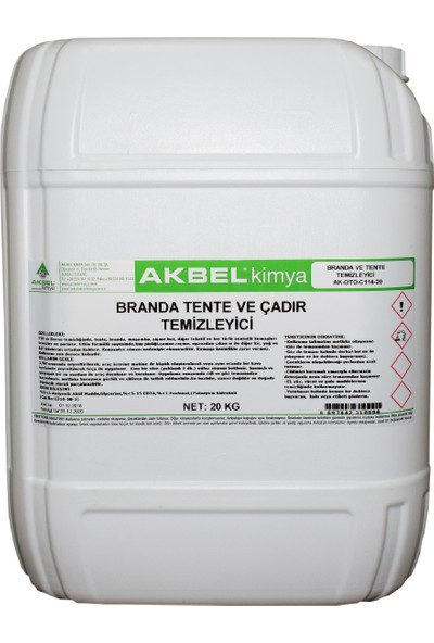 Akbel Branda Ve Tente Temizleyici 20 Kg