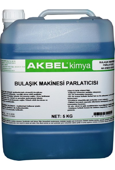 Akbel Bulaşık Makinesi Parlatıcısı 5 KG