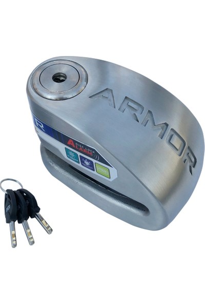 Armor 614MVA Paslanmaz Çeli̇k Alarmli Di̇sk Ki̇li̇di̇ Armor 614MVA Paslanmaz Çeli̇k Alarmli Di̇sk Ki̇li̇di̇