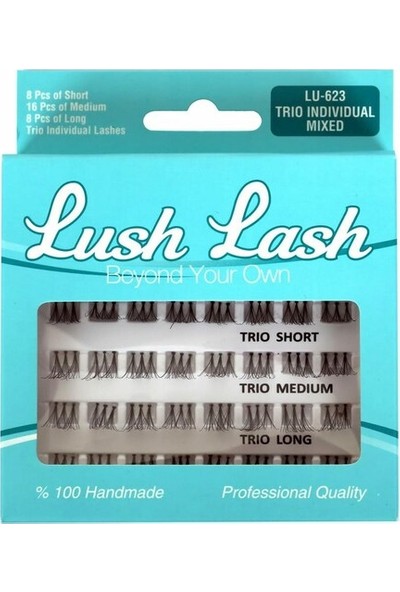 Lush Lash Trio Kısa, Orta Ve Uzun Takma Kirpik Lu-623 Lush Lash Trio Kısa, Orta Ve Uzun Takma Kirpik Lu-623