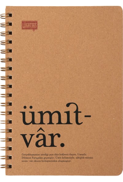 Lugat365 17*24 100Yp.Noktalı Defter-Ümitvar Lugat365 17*24 100Yp.Noktalı Defter-Ümitvar