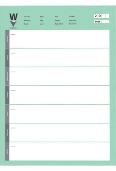 Container ScheduleYourself 20*28 50Yp.Haft.Planner