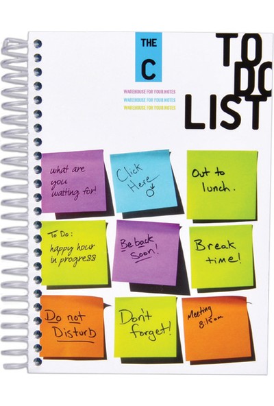 Container To Do List A5 60Yp.Çiz.Sert Kp.Defter