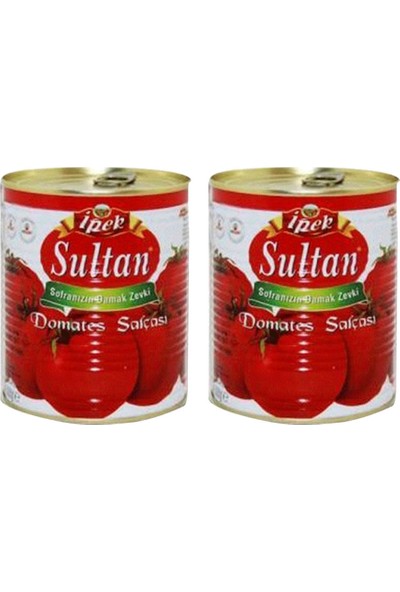 Sultan Domates Salçasi 800GR Teneke 2'li̇ Paket
