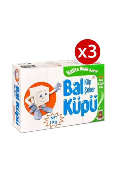 Balküpü Kesme Şeker 1000 gr 360 lı x 3' lü