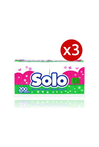 Solo Peçete 200YP x 3' lü