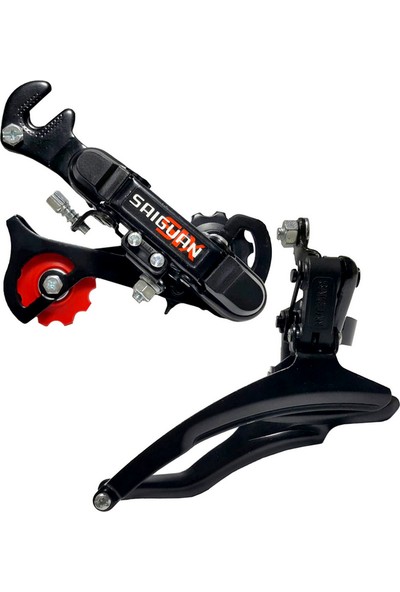 Hsgl Bi̇si̇klet Ön Arka Siyah Attırıcı Set 3 x 7 Vi̇tes