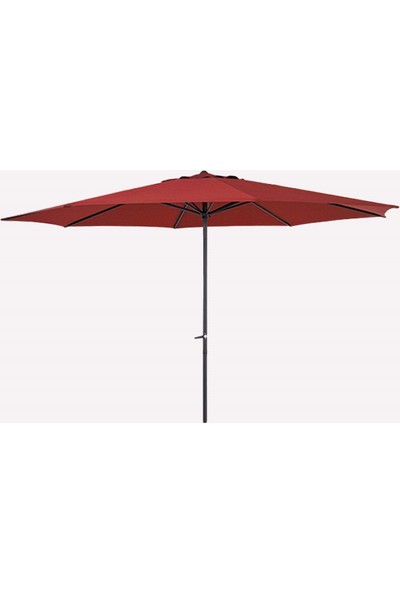 Bidesenal Bahçe Şemsiyesi 3 Metrelik Makaralı Balkon Şemsiyesi Teras Şemsiye Havuz Şemsiye Gölgelik