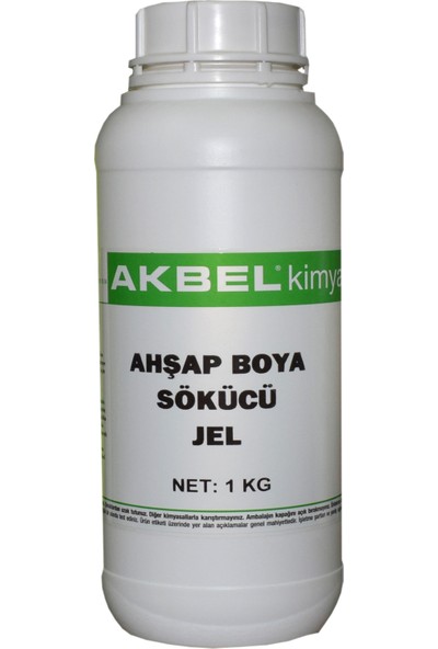 Akbel Ahşap Boya Sökücü Jel 1 Kg