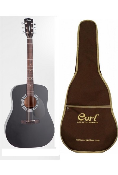 Cort Ad810Bksw Akustik Gitar / Kılıf+Askı+Akort Aleti Cort Ad810Bksw Akustik Gitar / Kılıf+Askı+Akort Aleti