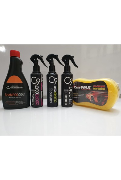 Carwax C9 Premium Yazlık Bakım Seti Carwax C9 Premium Yazlık Bakım Seti