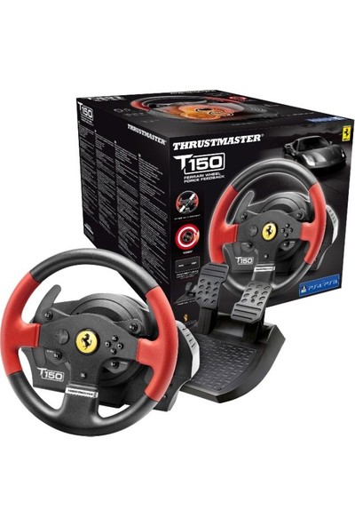Thrustmaster T150 Ferrari Feedback Yarış Direksiyonu(Pc/ps3/ps4) Thrustmaster T150 Ferrari Feedback Yarış Direksiyonu(Pc/ps3/ps4)