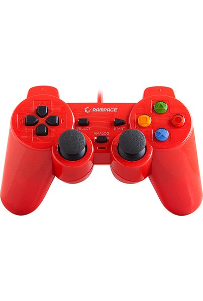 Snopy Rampage SG-R602 Ps3/pc Kırmızı USB 1.8m Joypad Snopy Rampage SG-R602 Ps3/pc Kırmızı USB 1.8m Joypad