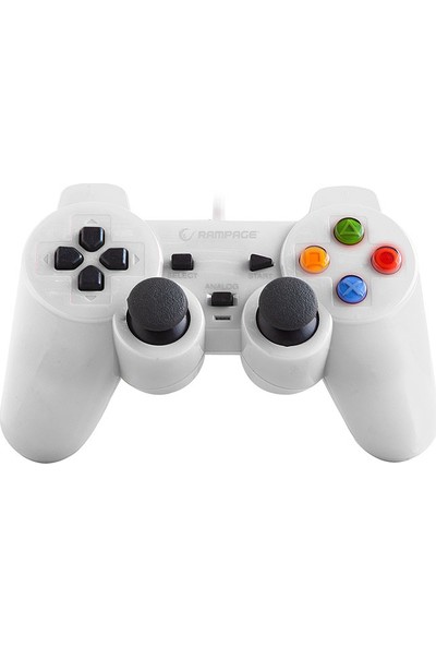 Snopy Rampage SG-R602 Ps3/pc Beyaz USB 1.8m Joypad Snopy Rampage SG-R602 Ps3/pc Beyaz USB 1.8m Joypad