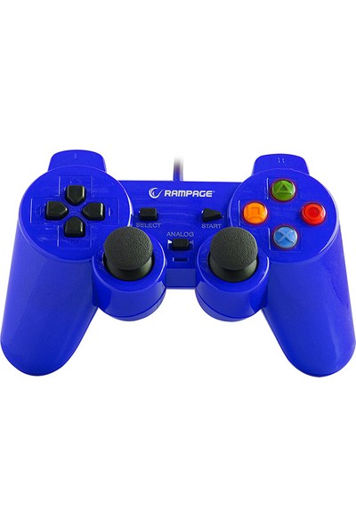 Snopy Rampage SG-R602 Ps3/pc Mavi USB 1.8m Joypad Snopy Rampage SG-R602 Ps3/pc Mavi USB 1.8m Joypad