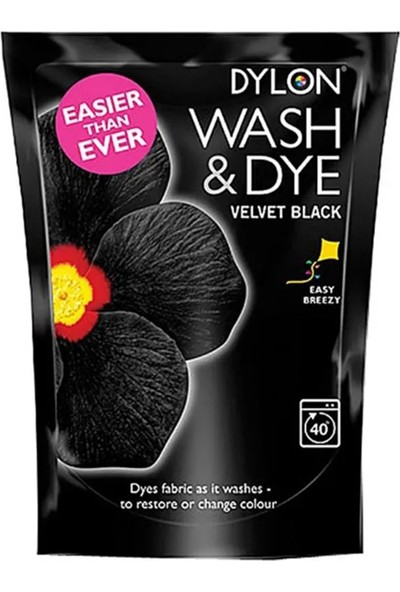 Dylon Kot,Kumaş,Pantolon,Giysi Boyası Siyah