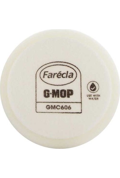 Farecla Pasta Süngeri Beyaz Cırtlı 150MM G-Mop GMC606 6'' Farecla Pasta Süngeri Beyaz Cırtlı 150MM G-Mop GMC606 6''