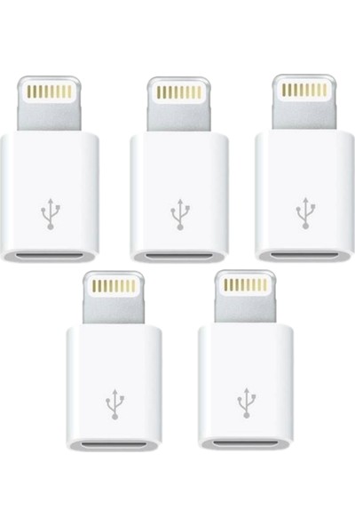 Kyrotech Apple İphone To Micro USB Çevirici Dönüştürücü 5 Adet Kyrotech Apple İphone To Micro USB Çevirici Dönüştürücü 5 Adet