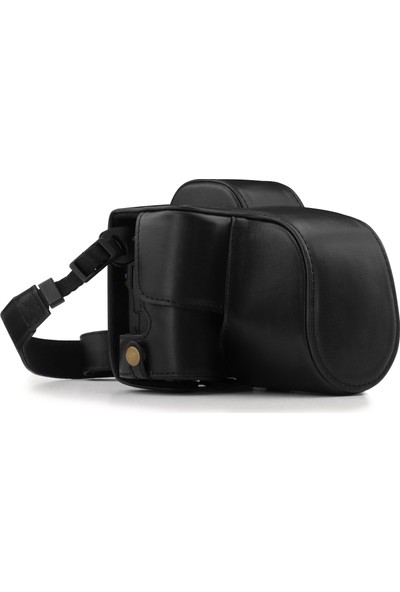 MegaGear Canon EOS M50 Suni Deri Kamera Çantası MegaGear Canon EOS M50 Suni Deri Kamera Çantası