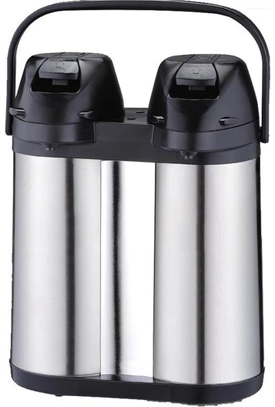 Vadi 3.8 Litre Çiftli Çelik Termos İkili Termos