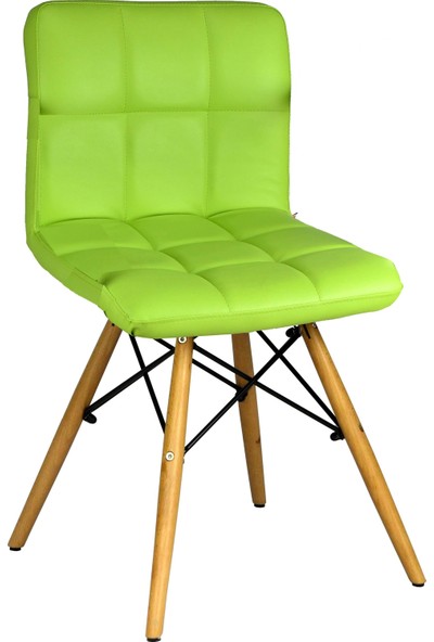 Bürocci Carla Misafir Koltuğu-Yeşil Deri - 9503K0110