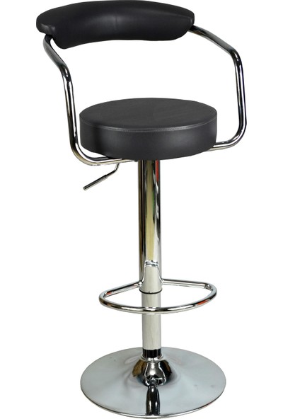 Boombar Monica Bar Sandalyesi - Gri Deri - 9510Q0125