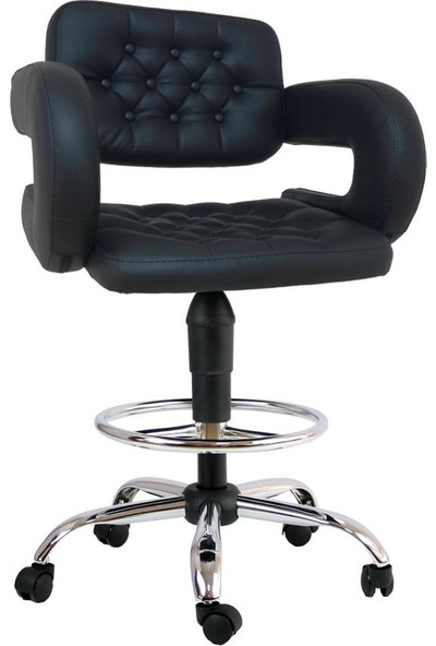 Boombar Pattaya Bar Sandalyesi-Siyah-9590V0101