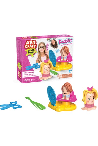 Art Craft Kuaför Oyun Hamur Seti Art Craft Kuaför Oyun Hamur Seti