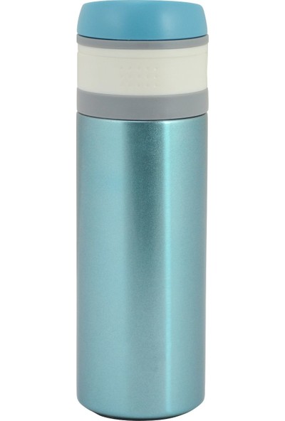 Trendix Dual Secure 400 Ml Çelik Termos Matara - Mavi Trendix Dual Secure 400 Ml Çelik Termos Matara - Mavi