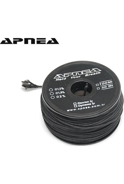 Apnea Dacron Zıpkın İpi 50Mt 1.80mm Apnea Dacron Zıpkın İpi 50Mt 1.80mm
