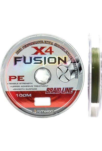 Remixon Fusion X4 İp Olta Misinası 100Mt