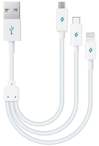 TTec 2DK13 Type-C -Lightning - Micro USB Şarj Kablosu 30 cm TTec 2DK13 Type-C -Lightning - Micro USB Şarj Kablosu 30 cm