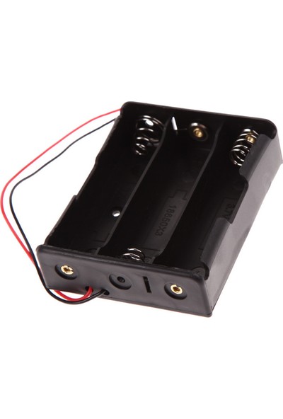 Pst Üçlü 3 Lü 18650 Pil Yuvası Kablolu Tutucu 11.1V Pil Yuvası