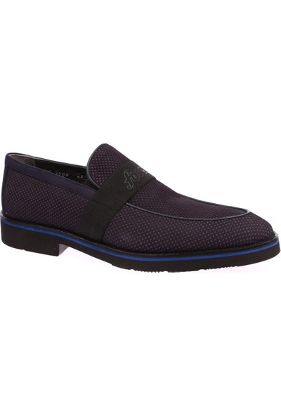 Fosco 9010 Erkek Lazerli Eva Taban Klasik Ayakkabı Laci Nubuk