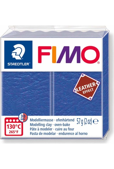 Staedtler Fimo Leather Effect Modelleme Kili 57Gr - Indigo Staedtler Fimo Leather Effect Modelleme Kili 57Gr - Indigo
