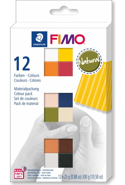Staedtler Fimo Natural Modelleme Kili Seti 12 Renk Staedtler Fimo Natural Modelleme Kili Seti 12 Renk
