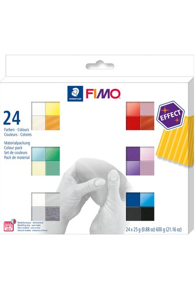 Staedtler Fimo Effect Modelleme Kili Seti 24 Renk Staedtler Fimo Effect Modelleme Kili Seti 24 Renk