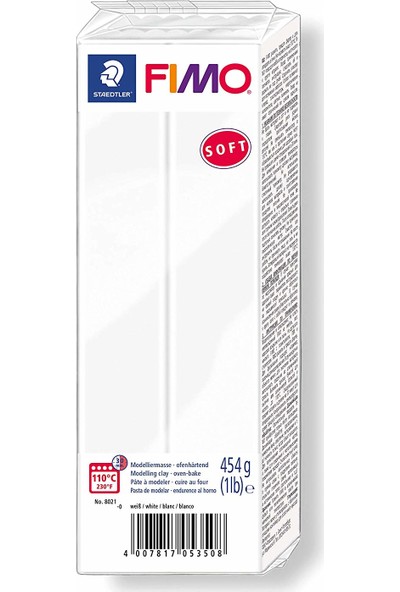 Staedtler Fimo Soft Polimer Kil 454Gr. White Staedtler Fimo Soft Polimer Kil 454Gr. White