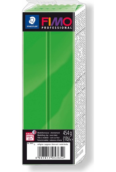 Staedtler Fimo Professional Polimer Kil 454Gr. Sap Green Staedtler Fimo Professional Polimer Kil 454Gr. Sap Green