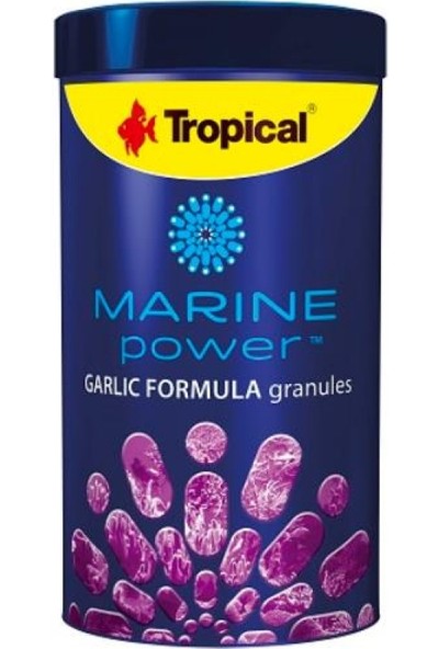 Tropical Tuzlu Su Balık Yemi Marine Power Garlic Sarımsaklı 250 ml Tropical Tuzlu Su Balık Yemi Marine Power Garlic Sarımsaklı 250 ml