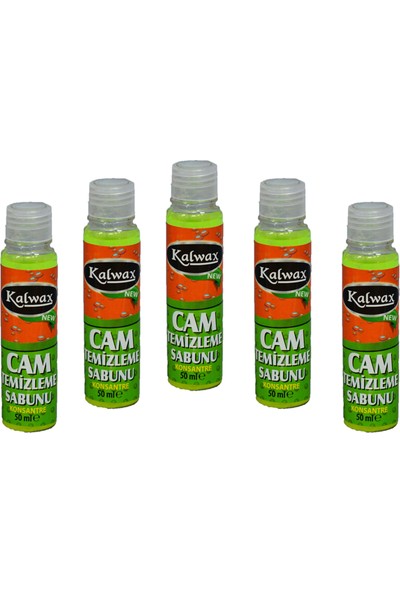 Kalwax Cam Temizleme Sabunu 5'Li Paket Kalwax Cam Temizleme Sabunu 5'Li Paket