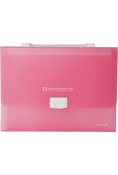 Morning Glory 12 Bölmeli Evrak Dosyası Pembe 51530-72909 Morning Glory 12 Bölmeli Evrak Dosyası Pembe 51530-72909