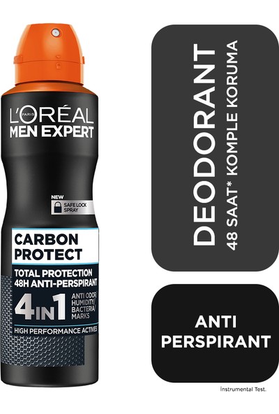 L'Oréal Paris Men Expert Carbon Protect Antı Perspırant Deodorant 150 Ml