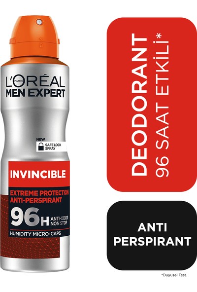L'Oréal Paris Men Expert Invıncıble Antı-Perspırant Deodorant 150 Ml