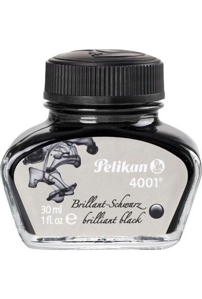 Pelikan Dolma Kalem Mürekkebi Siyah 30 ml 4001 Pelikan Dolma Kalem Mürekkebi Siyah 30 ml 4001